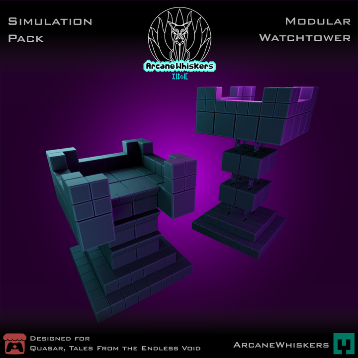3D Printable Simulation Pack by Arcane Whiskers