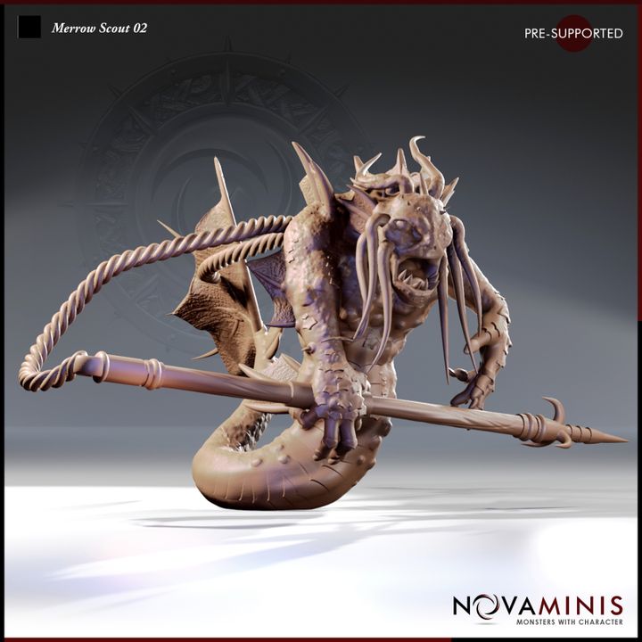 3D Printable The Blue Expanse: Merrow Raiders by NovaMinis