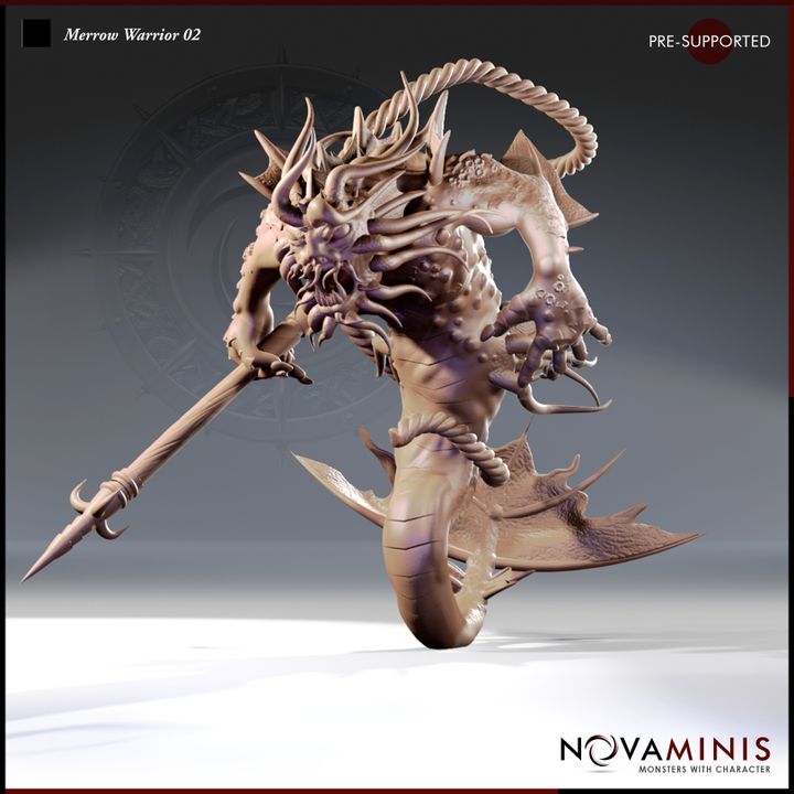 3D Printable The Blue Expanse: Merrow Raiders by NovaMinis