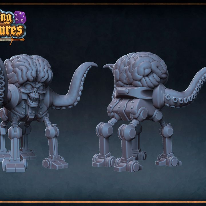 3D Printable Alien brain by Jacob Olsson - Roleplaying & Miniatures