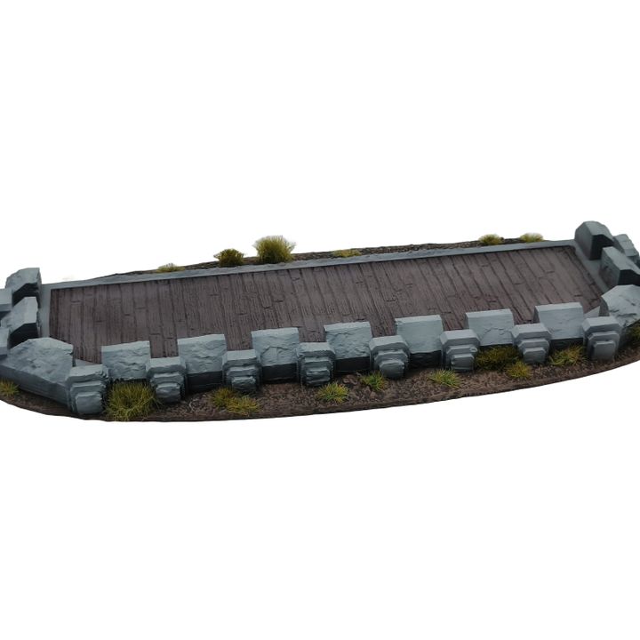 3D Printable Dwarven Mountain Terrain - Dwarven Gun position by Laser ...