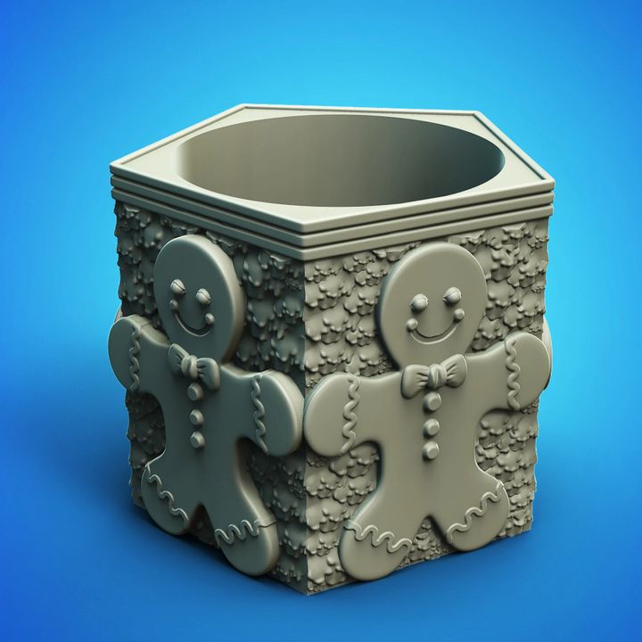 3D Printable Winter Cookie Bottle Bottle Holder - STL Format 3D ...