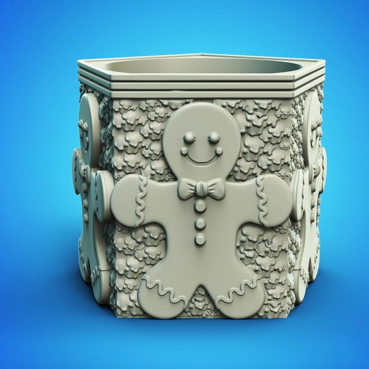 3D Printable Winter Cookie Bottle Bottle Holder - STL Format 3D ...