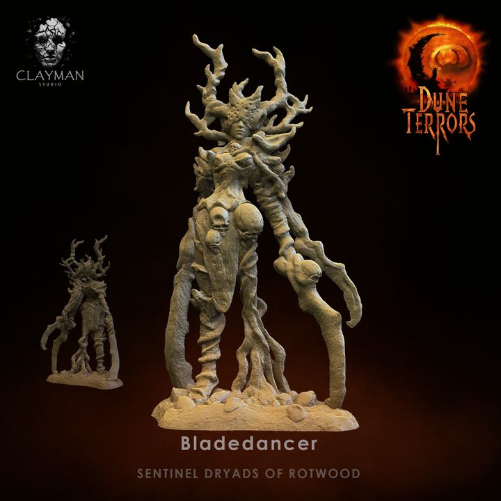 3D Printable Sentinel Dryads of Rotwood - 32mm - 75mm by Clayman Studio