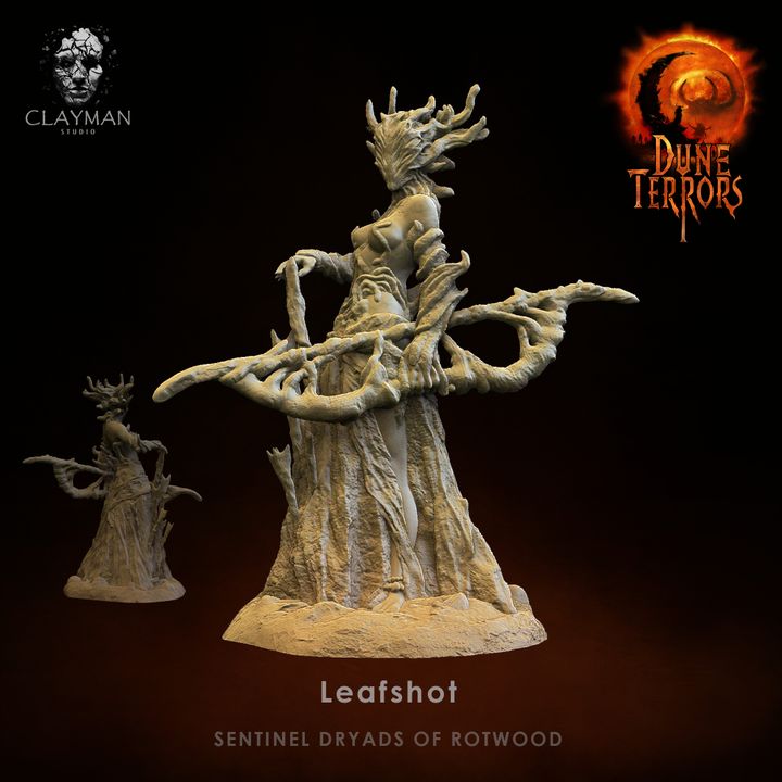 3D Printable Sentinel Dryads of Rotwood - 32mm - 75mm by Clayman Studio