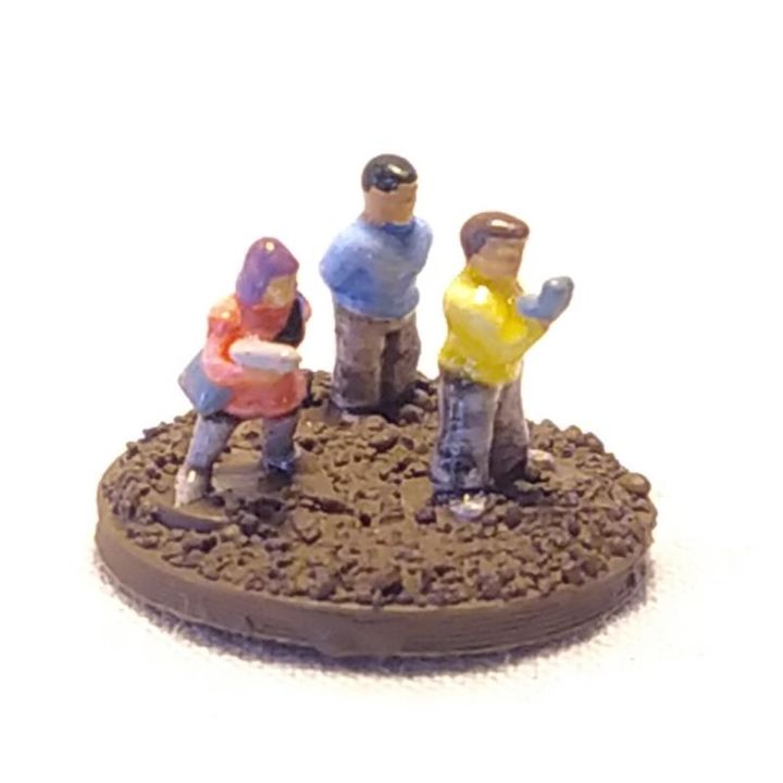 3D Printable 6mm Away-team Officers by Outlander