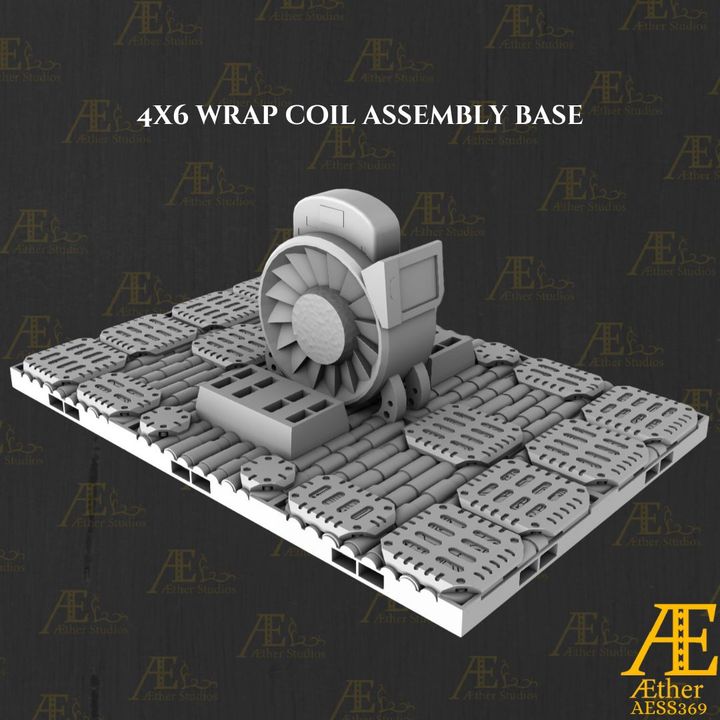 3D Printable AESS369 - Warp Coils by Aether Studios