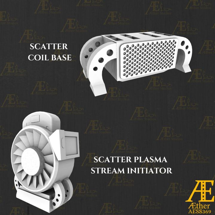 3D Printable AESS369 - Warp Coils by Aether Studios