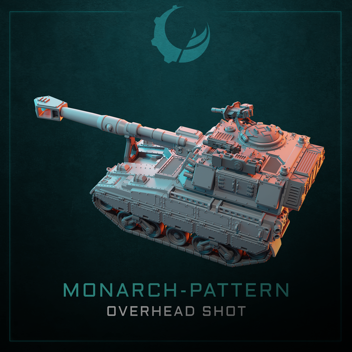 3D Printable Monarch-Pattern Self-Propelled Artillery by Maelstrom ...