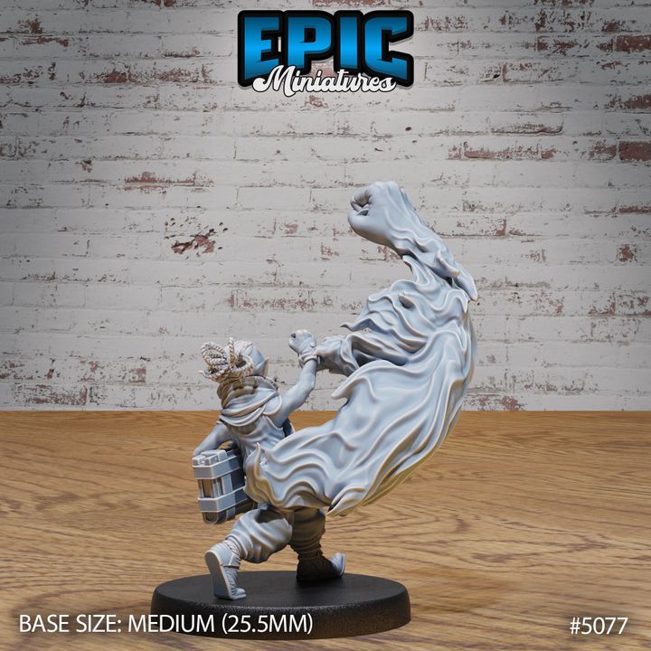 3D Printable Halfling Sorcerer Magic Hand / Small Race Wizard / Curious ...