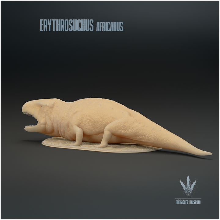 3D Printable Erythrosuchus africanus : Resting by Miniature Museum