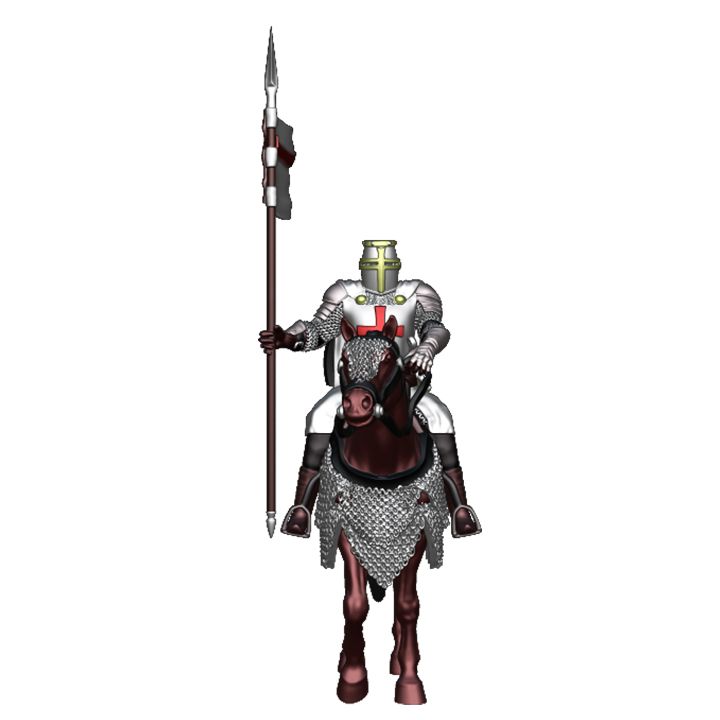 3D Printable Crusader Cavalry 1 by ARTMARKEVYCH