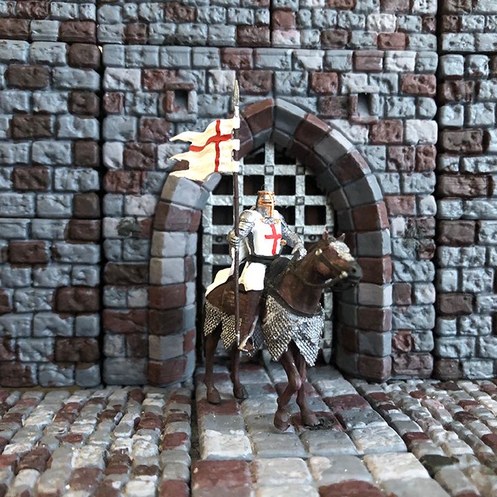3D Printable Crusader Cavalry 1 by ARTMARKEVYCH