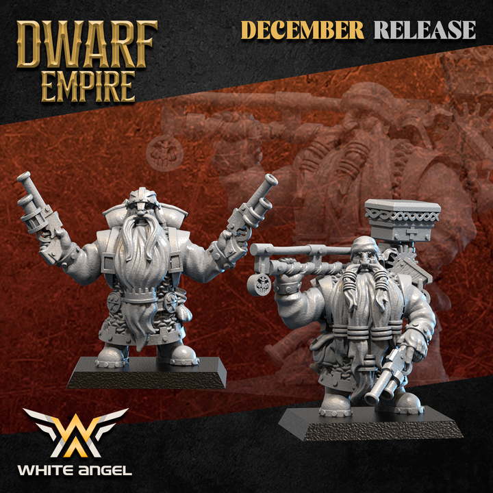 3D Printable DWARF ENGINEER - DWARF EMPIRE (DECEMBER 2024 RELEASE) by ...