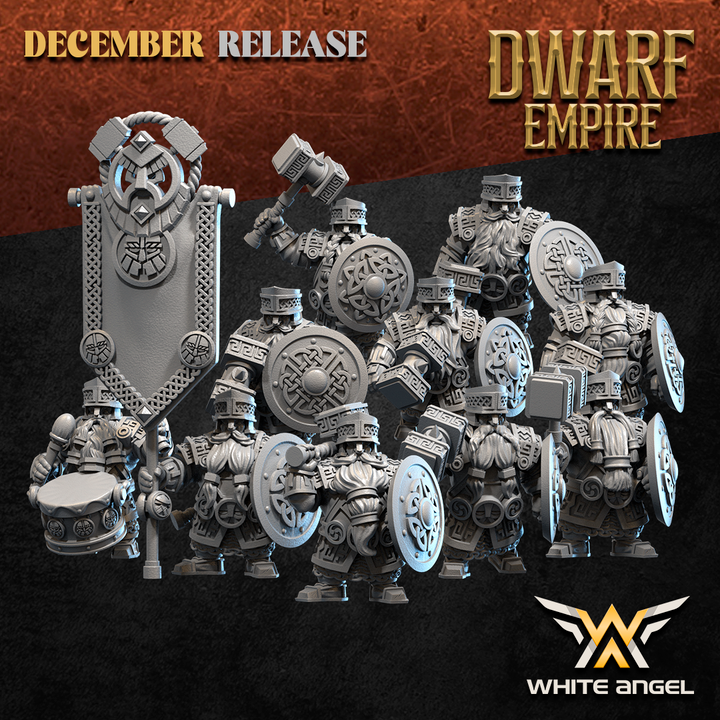 3D Printable ELITE IRON - DWARF EMPIRE (DECEMBER 2024 RELEASE) by WHITE ...