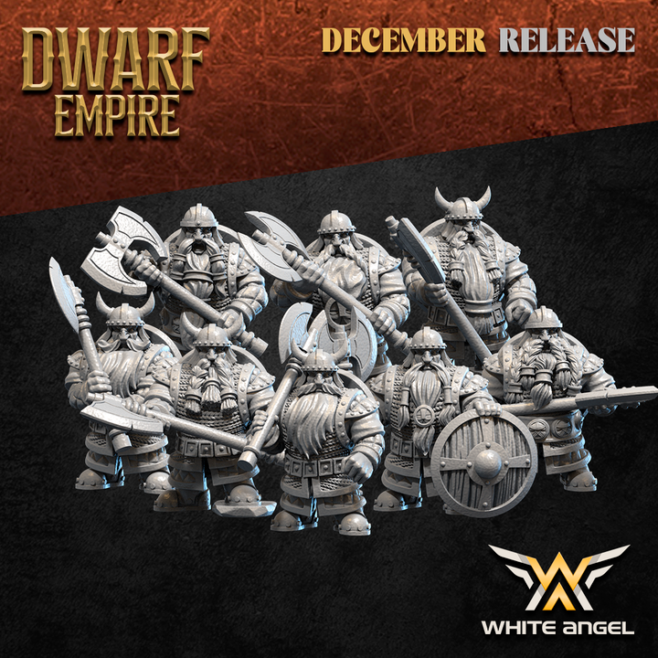 3D Printable GREAT DWARF WARRIOR - DWARF EMPIRE (DECEMBER 2024 RELEASE ...