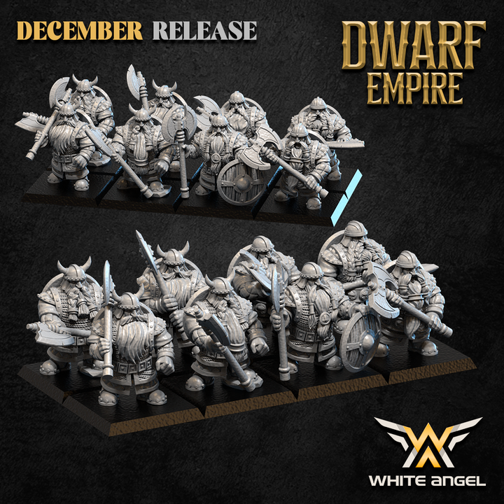 3D Printable GREAT DWARF WARRIOR - DWARF EMPIRE (DECEMBER 2024 RELEASE ...