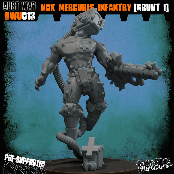 3D Printable [DWU013] [MERCURIS GRUNT I] by Dust Punk Miniatures