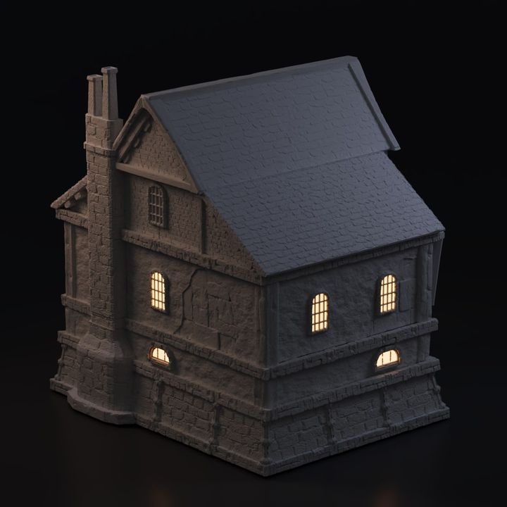 3D Printable Adventurer's Guild Building by Xardas