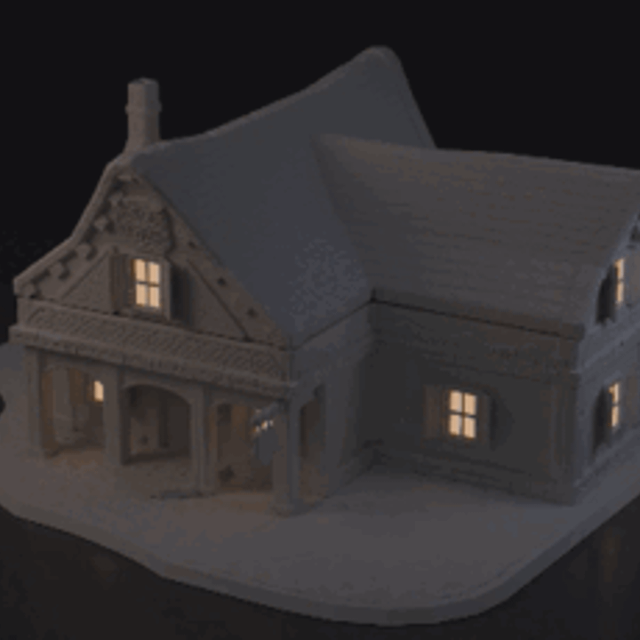 3D Printable Small inn by Xardas