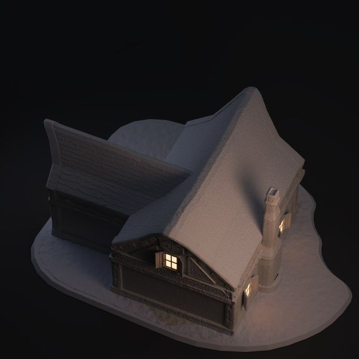 3D Printable Small inn by Xardas