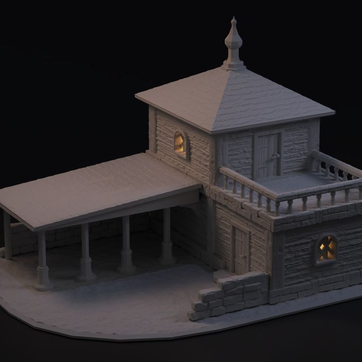 3D Printable Blacksmith's house by Xardas