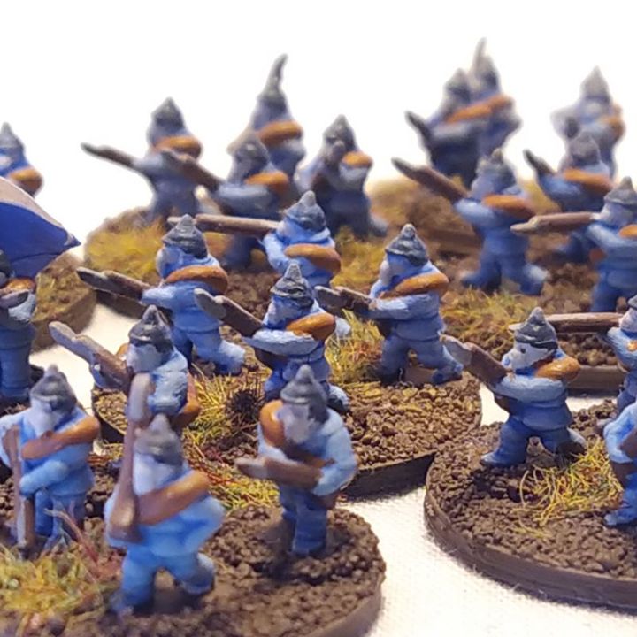 3D Printable 6mm Trench infantry by Outlander