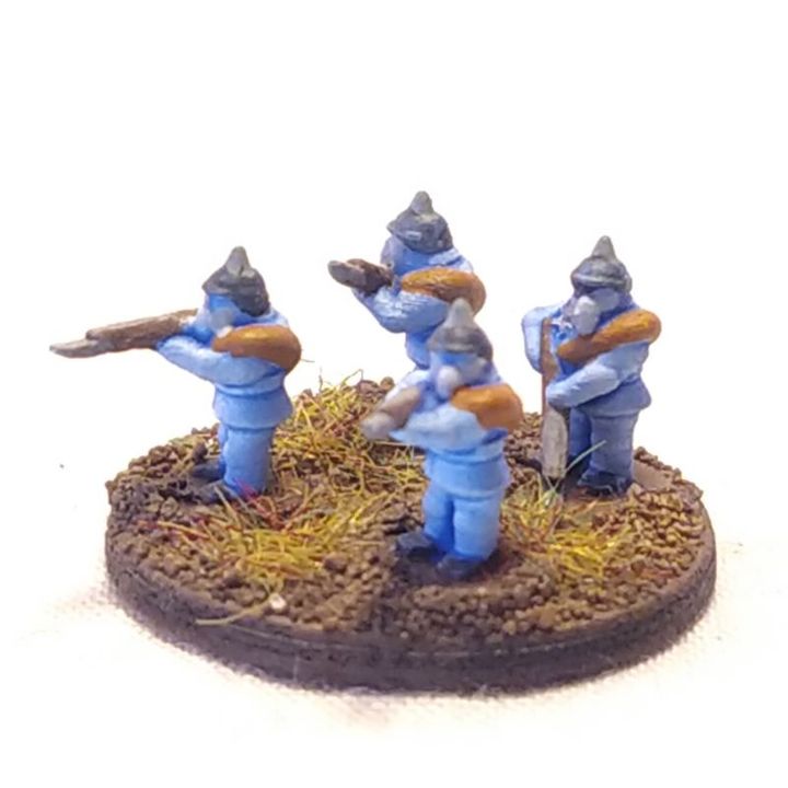 3D Printable 6mm Trench infantry by Outlander