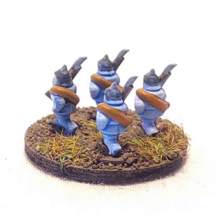 3D Printable 6mm Trench infantry by Outlander