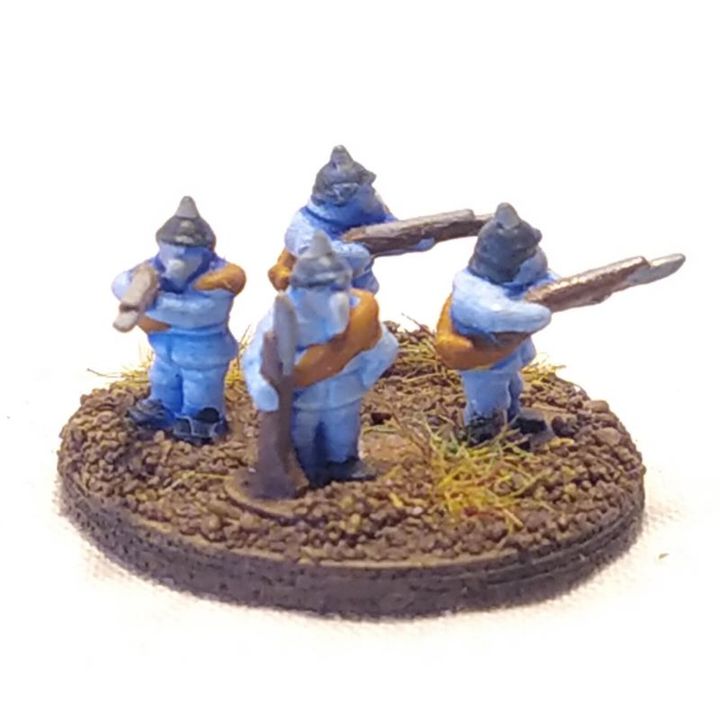 3D Printable 6mm Trench infantry by Outlander