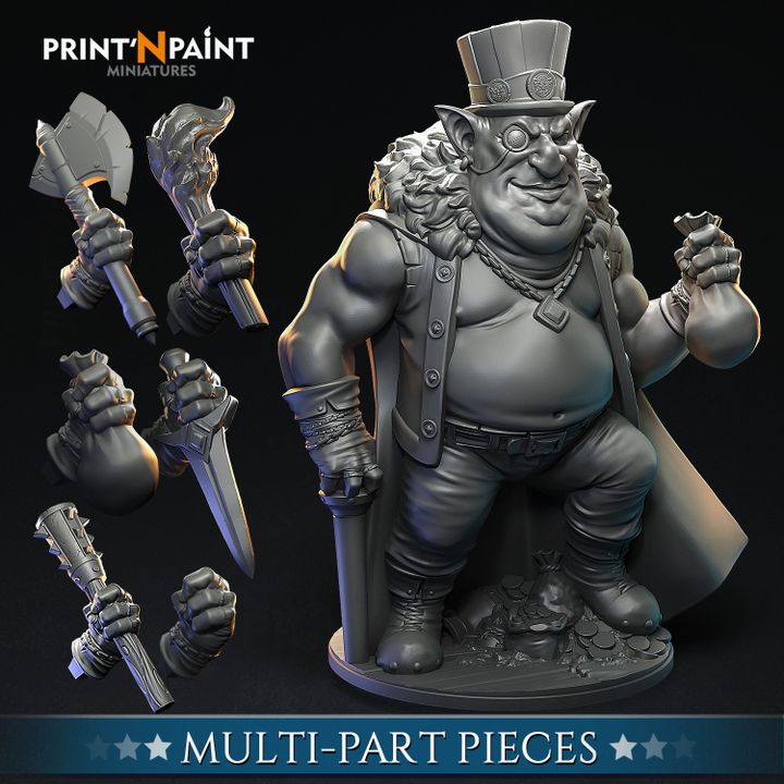 3D Printable Goblin Gang - 5 Mini Bundle | Support free + Multi by ...