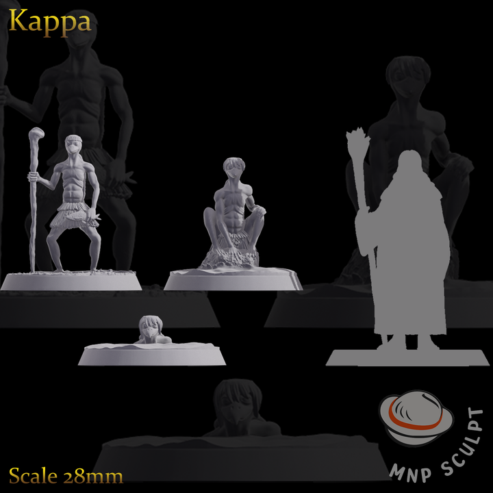 3D Printable Kappa by MNP Sculpt