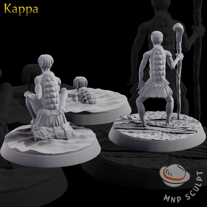 3D Printable Kappa by MNP Sculpt