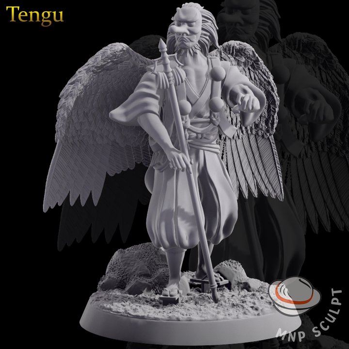 3D Printable Tengu by MNP Sculpt