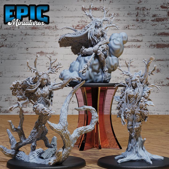 3D Printable Treant Female Set / Twig Creature / Branch Beast ...