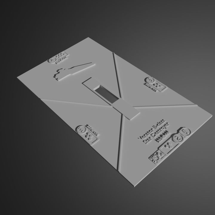 3D Printable Firing arcs - Senator class Republic attack cruiser by ...