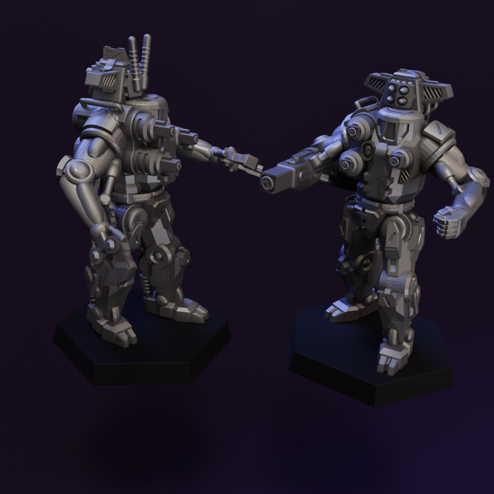 3D Printable 8mm Cronos Battlemech by ddd_martin_miniatures