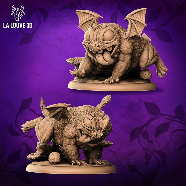 3D Printable Demonic toads by La Louve 3D