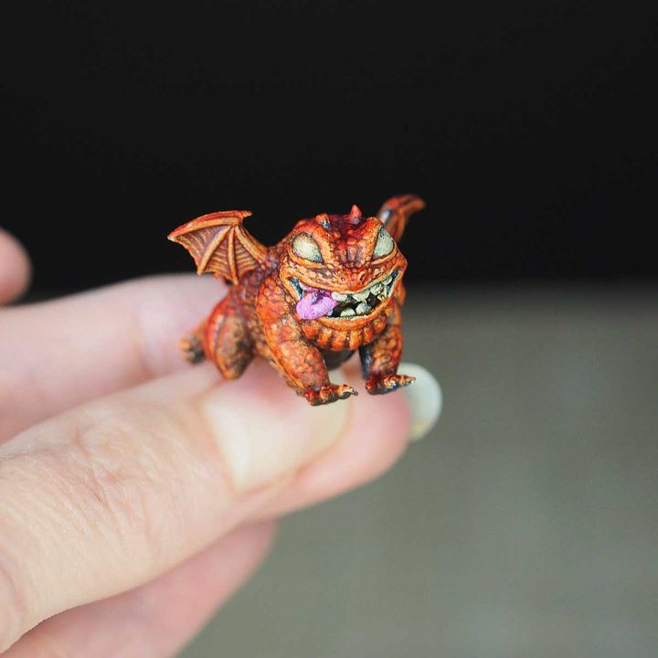 3D Printable Demonic toads by La Louve 3D