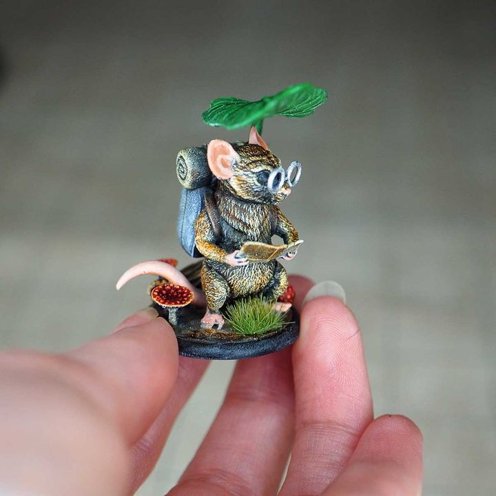 3D Printable Mouse adventurer by La Louve 3D