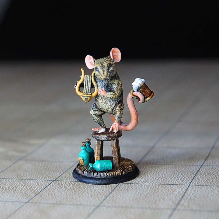3D Printable Bard mouse by La Louve 3D