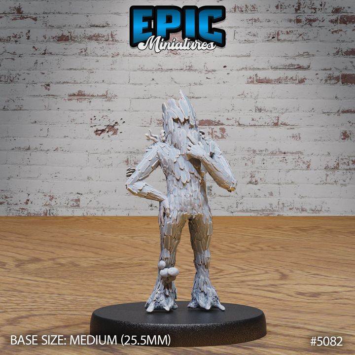 3D Printable Wood Woad Thinking / Humanoid Shape Creature / Twig ...