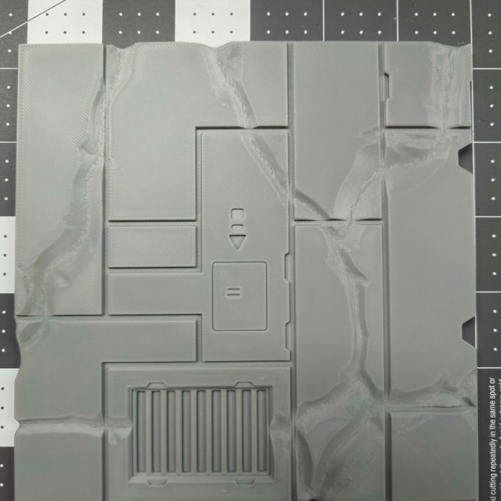 3D Print of 40K Tournament Terrain Bases – Terran City by adamreese