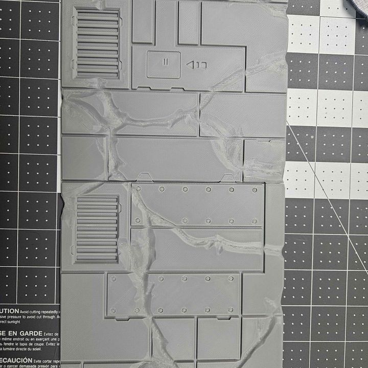 3D Print of 40K Tournament Terrain Bases – Terran City by adamreese