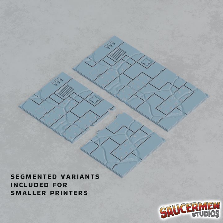 3D Printable 40K Tournament Terrain Bases – Terran City by Saucermen ...
