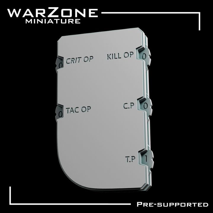 3D Printable Kill Team Tracker Game Score for 10th Edition by WarZone ...