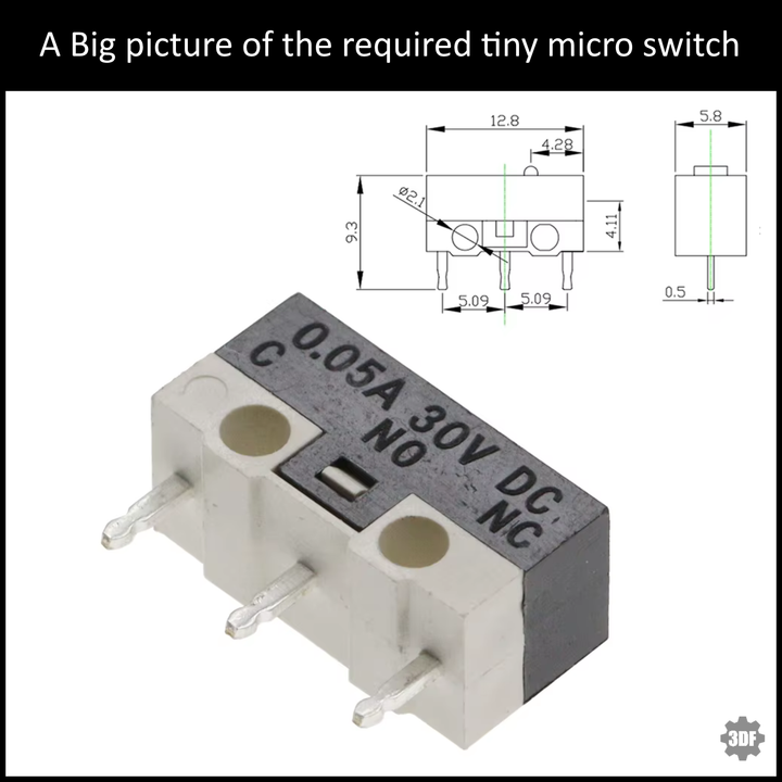 3D Printable Arcade Buttons (18/24/30mm) with Tiny Micro Switches by ...