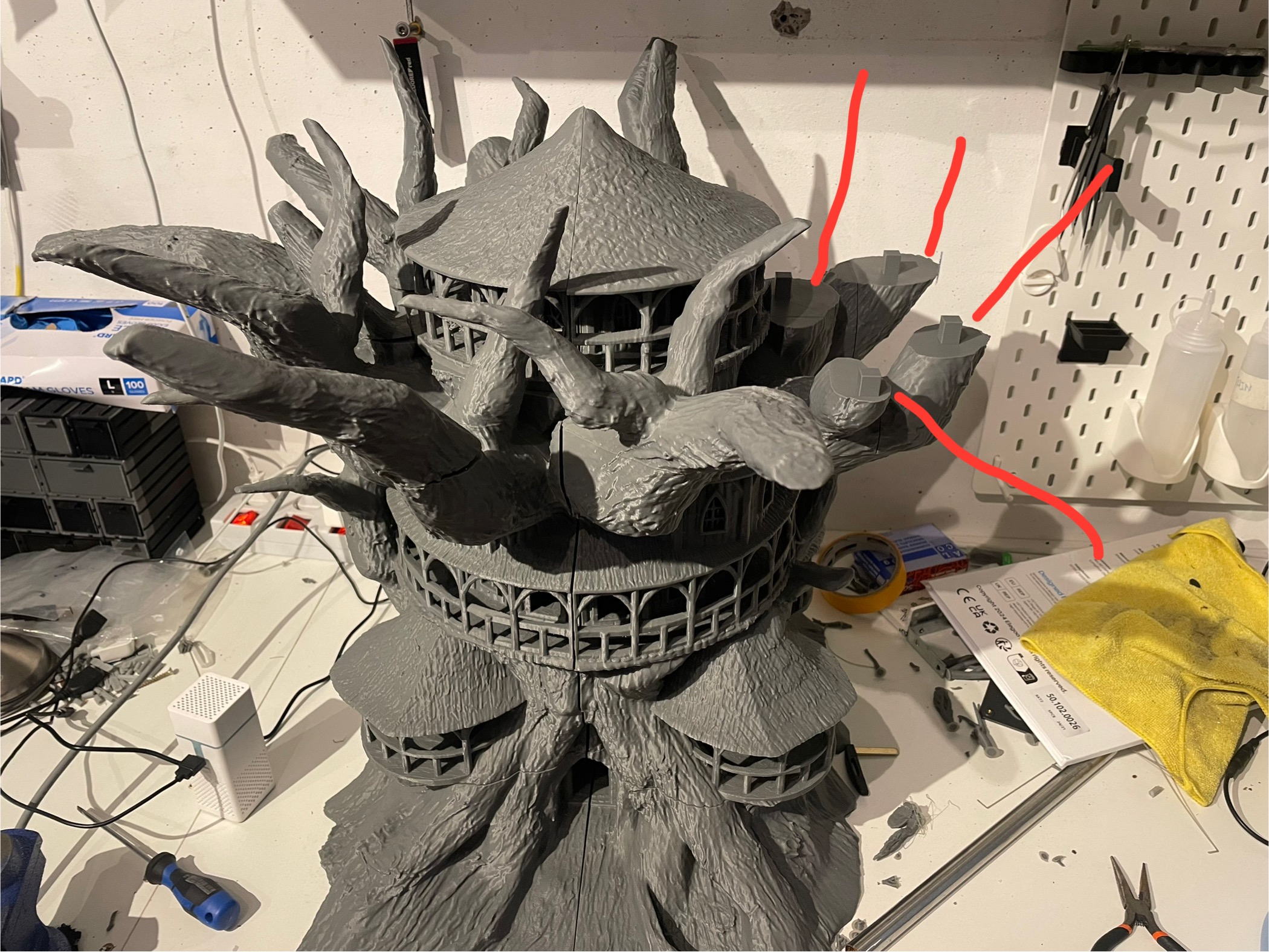 3D Printable Elven Great Tree - Tabletop Terrain - 28 MM by MiniatureLand