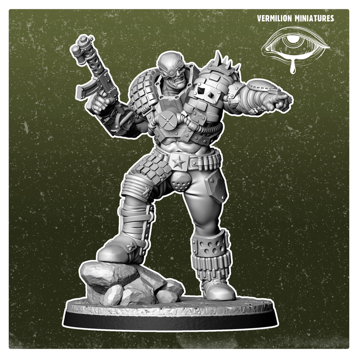 3D Printable Capital mutant 7 by Vermilion Miniatures