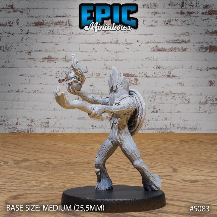 3D Printable Wood Woad Set / Humanoid Shape Creature / Twig Monster ...